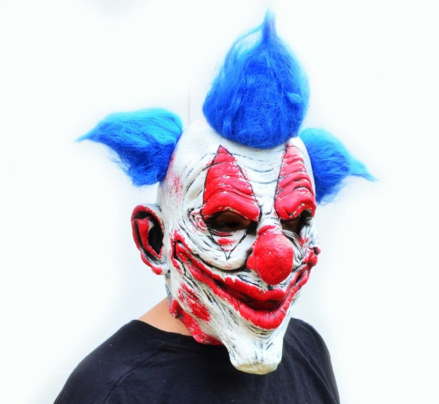 Killer Clown BLUE HAIR Clown