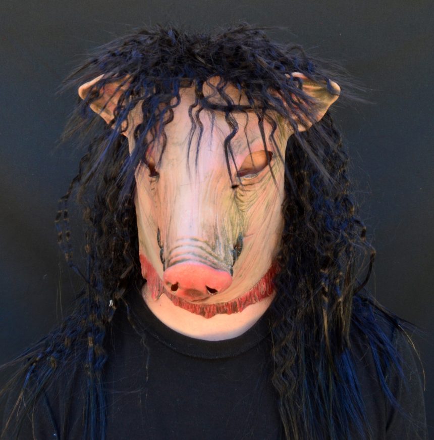 Jigsaw Scary Pig