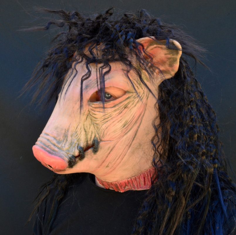 Jigsaw Scary Pig